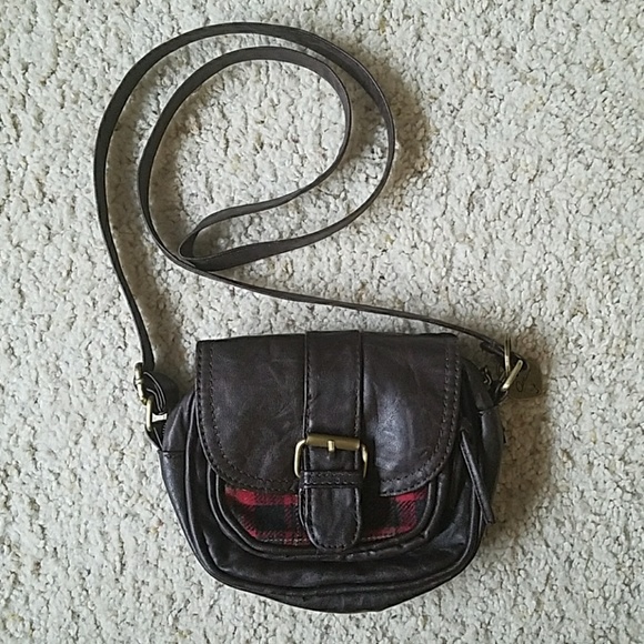 American Rag | Bags | Nwot American Rag Brown Leather Mini Crossbody ...